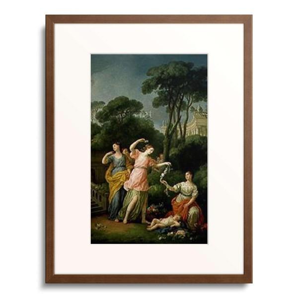 所蔵：ルーヴル美術館Artist:  Vien, Joseph Marie,1716-1809 Imagetitle:  Junge Griechinnen schmucken den schlafenden Amor mit Blumen...