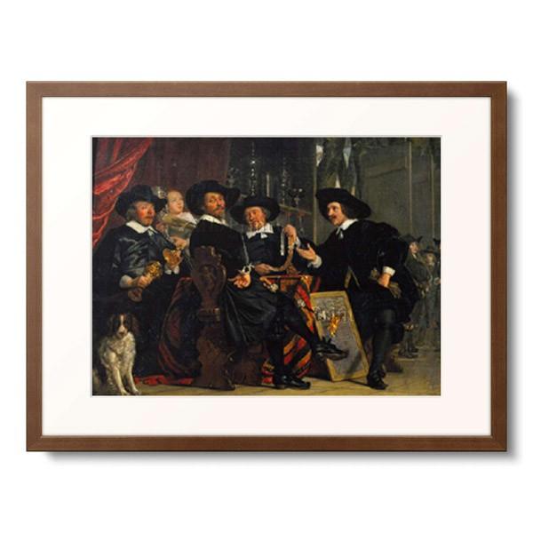 所蔵：ルーヴル美術館Artist:  Helst, Bartholomeus van der,1613(?)-1670 Imagetitle:  Die Vorsteher der Amsterdamer Gilde der St.Seba...