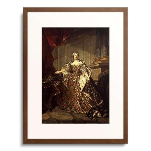 所蔵：ルーヴル美術館Artist:  Tocque, Louis,1696-1772 Imagetitle:  Marie Lecszinska, Konigin von Frankreich 1740. Dimensions:  277 ...