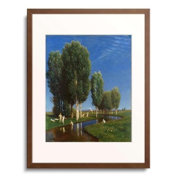 作家名:アルノルト・ベックリン  ( 1827年 - 1901年 ) 国籍:スイス ジャンル:象徴主義 Artist: Bocklin, Arnold,1827-1901 Imagetitle:Summer's day. 1881 Dime...