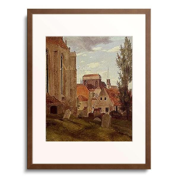 Artist:  Oehme, Ernst Ferdinand,1797-1855 Imagetitle:  Der Meissener Dom. Um 1829. Dimensions:  38,5 x 32 cm Medium:  Ol...