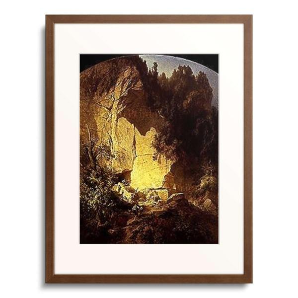 Artist:  Oehme, Ernst Ferdinand,1797-1855 Imagetitle:  Steinbruch in der Sachsischen Schweiz. 1860. Dimensions:  141 x 1...