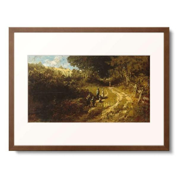 作家名:カール・シュピッツヴェーク  ( 1808年 - 1885年 ) 国籍:ドイツ ジャンル:ドイツロマン主義  Artist: Spitzweg, Carl,1808-1885 Imagetitle:Kirchgang bei Dac...