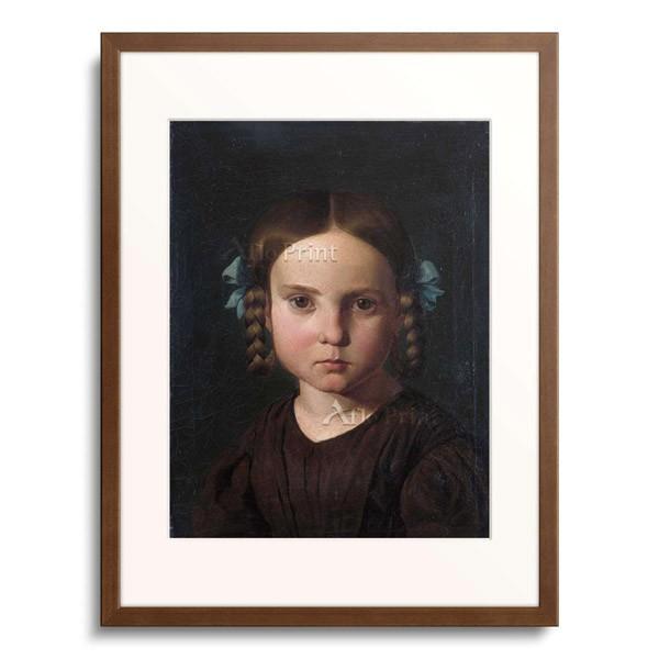 Artist:  Steinle, Edward Jakob von,1810-1886 Imagetitle:  Portrait of Karoline von Steinle as a child. About 1840 Dimens...
