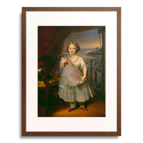 Artist:  Vogel von Vogelstein, Carl Christian,1788-1868 Imagetitle:  Bildnis einer sachsischen Prinzessin mit ihrer Pupp...