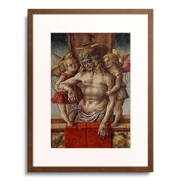 所蔵：ルーヴル美術館Artist:  Crivelli, Carlo,ca. 1430/35 - 1494/95 Imagetitle:  Der Leichnam Christi mit zwei Engeln. Location:  P...