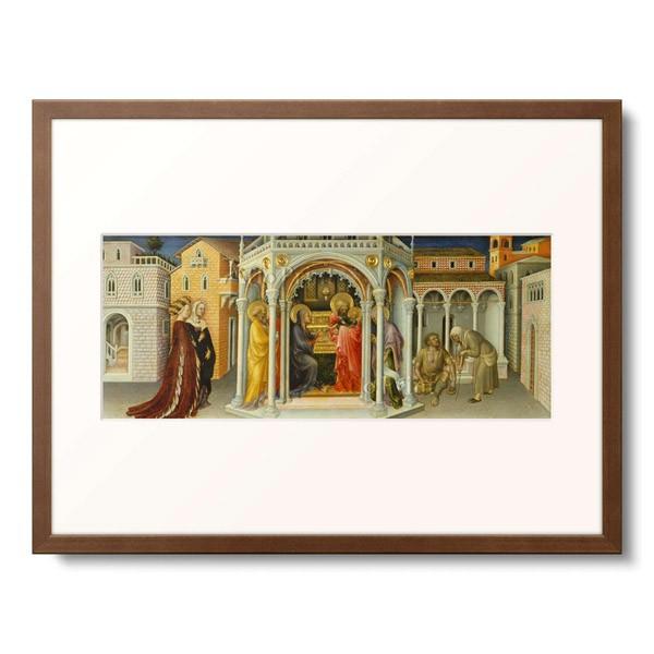 所蔵：ルーヴル美術館Artist:  Gentile da Fabriano,ca. 1370-1427 Imagetitle:  Die Darbringung im Tempel. 1423. Dimensions:  27 x 66 ...