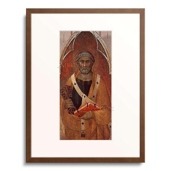 所蔵：ルーヴル美術館Artist:  Memmi, Lippo,Siena 1317-1347 Imagetitle:  Der hl.Petrus. Location:  Paris, Musee du Louvre