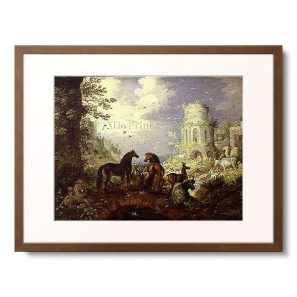 所蔵：ルーヴル美術館Artist:  Savery, Roelant Jakobsz,1576-1639 Imagetitle:  Tiere lauschen dem Spiel Orpheus'. Location:  Paris, M...