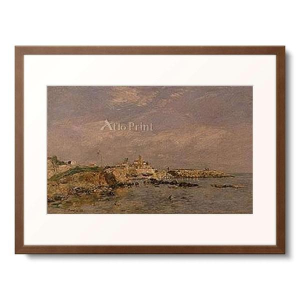 作家名:ウジェーヌ・ブーダン印象派Artist:Boudin, Eugene,1824-1898 Imagetitle:Le Cap d'Antibes. 1893. Dimensions:36 x 58 cm 所蔵:Zurich, Gal...