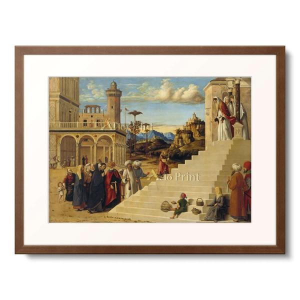 作家名:チーマ・ダ・コネリアーノヴェネツィア派Artist:Cima da Conegliano 1459-1517/18 Imagetitle:Mary visits the temple. Before 1500 Dimensions:...