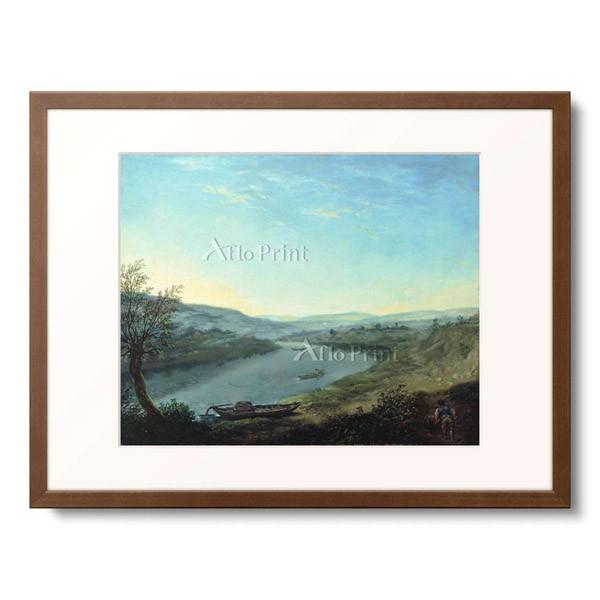 作家名:アントン・グラフArtist:Graff, Anton 1736-1813 Imagetitle:The River Elbe near Blasewitz beyond Dresden. About 1800 Dimensions...