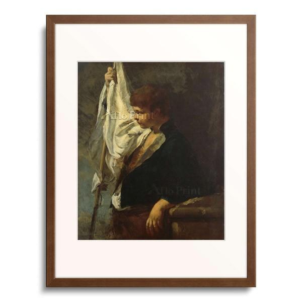 Artist:  Piazzetta, Giovanni Battista,1682-1754 Imagetitle:  Ein junger Fahnentrager. Um 1725/1730(?) Dimensions:  87 x ...