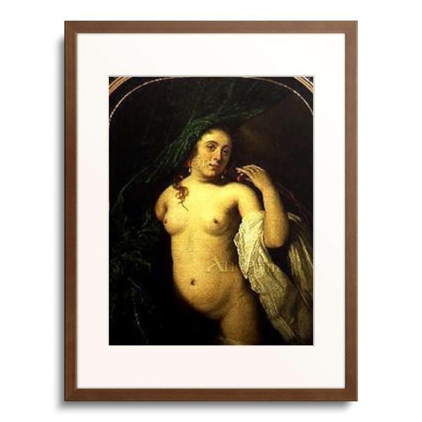 所蔵：ルーヴル美術館Artist:  Helst, Bartholomeus van der,1613(?)-1670 Imagetitle:  Bildnis einer jungen Frau an einem Vorhang. 165...