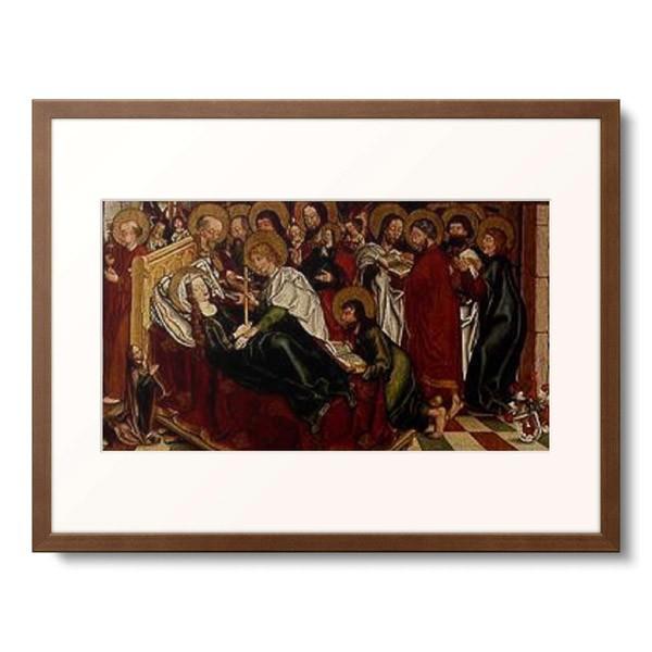 Artist:  Stahel, Rudolf,before 1473-1528 Imagetitle:  The Virgin's death. Votive panel. Dimensions:  125 x 170 cm Medium...
