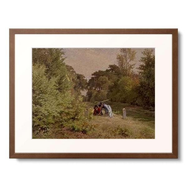 Artist:  Trayer, Julius,1824-1909 Imagetitle:  Am Wegesrand. 1892. Location:  Private Collection