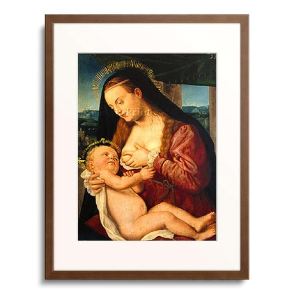 Artist:  Beham, Bartel,1502-1540 Imagetitle:  Madonna and child. Location:  Bayer.Staatsgemaldesammlungen