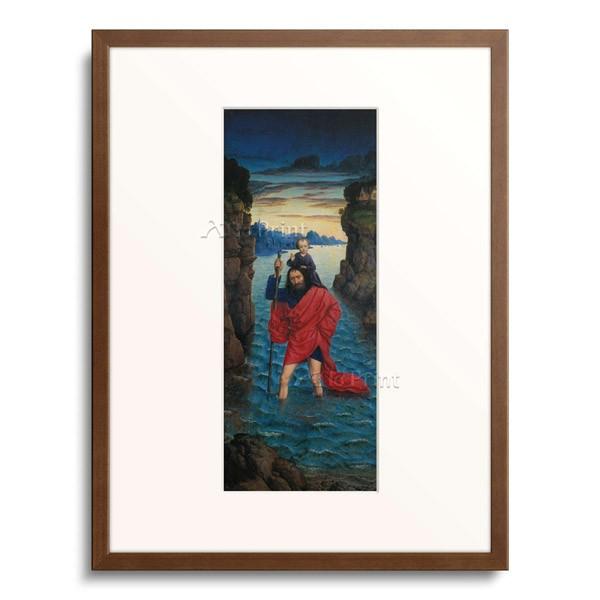 作家名:ディルク・ボウツ  ( 1410年頃 - 1475年頃 ) 国籍:オランダ ジャンル:初期フランドル派Artist: Bouts, Dieric d.J.,1410/20-1475 Imagetitle:Saint Christop...