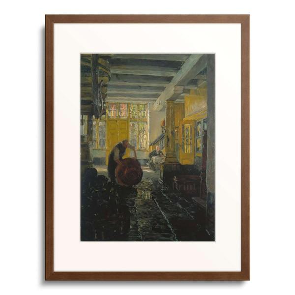 Artist:  Kuehl, Gotthard,1850-1915 Imagetitle:  Lubecker Brauhausdiele. Um 1880/1885. Dimensions:  107 x 76 cm Location:...