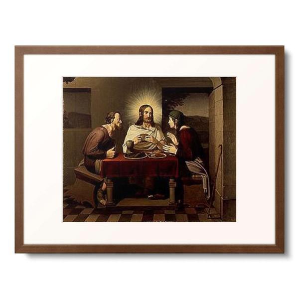 Artist:  Overbeck, Johann Friedrich,1789-1869 Imagetitle:  The Supper at Emmaus. 1808 Dimensions:  80 x 95,5 cm Medium: ...