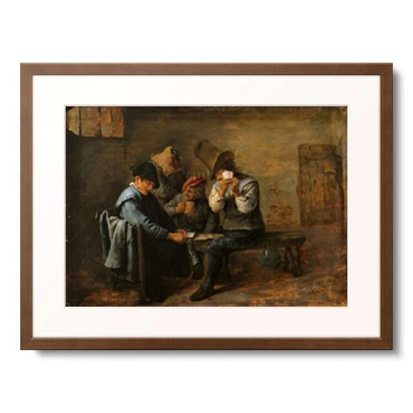 作家名:アドリアーン・ブラウエルArtist: Brouwer, Adriaen,1605/06-1638 国籍:フランドルImagetitle:Kartenspielende Bauern. Dimensions: 24,5 x 34,2...