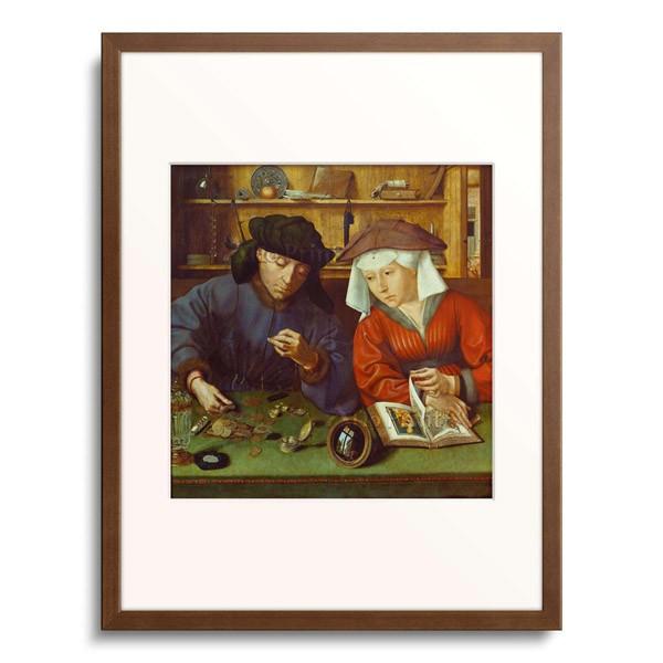 所蔵：ルーヴル美術館Artist:  Massys, Quinten,1465/66-1531 Imagetitle:  The Money Lender and his Wife. 1514 Dimensions:  70 x 67 cm...
