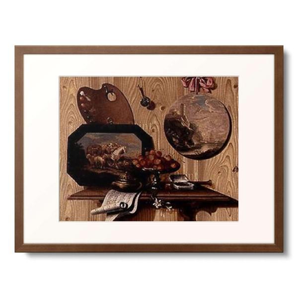 Artist:  Mara, Antonio (Scarpetta),1680-1750 Imagetitle:  Trompe-l'Oeil: Schale mit Kirschen,Dose, Notenblatt,Palette un...