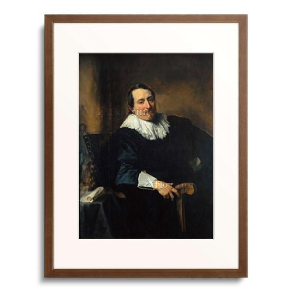 作家名:アンソニー・ファン・ダイクバロックArtist:Anthony van Dyck  1599-1641 Imagetitle:Bildnis des Malers Theodor Rombouts(?). Dimensions:12...