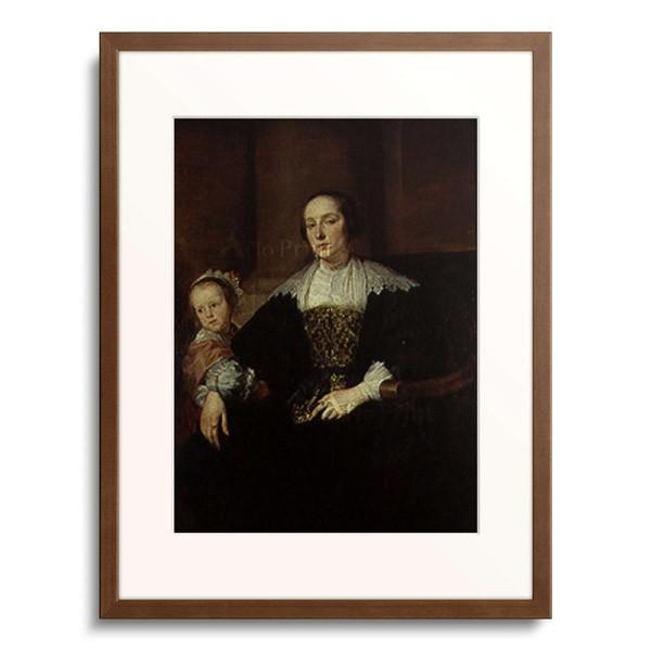作家名:アンソニー・ファン・ダイクバロックArtist:Anthony van Dyck  1599-1641 Imagetitle:Bildnis der Gemahlin des Malers Theodor Rombouts(?) u...
