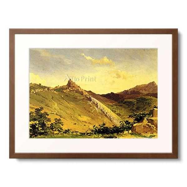 Artist:  Chudjakow, Wassilij Grig,1826-1871 Imagetitle:  Berglandschaft bei Olevano. 1858. Dimensions:  29,5 x 41,5 cm M...