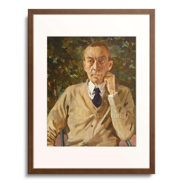 Artist:  Somow, Konstantin,1869-1939 Imagetitle:  Portrait of the composer Rachmaninow. About 1925 Dimensions:  63,7 x 5...
