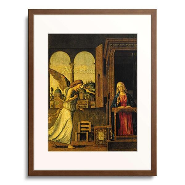 Artist:  Cima da Conegliano,ca. 1459-1517/18 Imagetitle:  Annunciation. 1495 Dimensions:  136,5 x 107 cm Medium:  Oil/Ca...