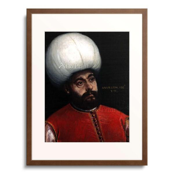 Artist:  Veronese (Schule) Imagetitle:  Sultan Murad II. (1421-1451) Dimensions:  69 x 54 cm Medium:  On Canvas Location...
