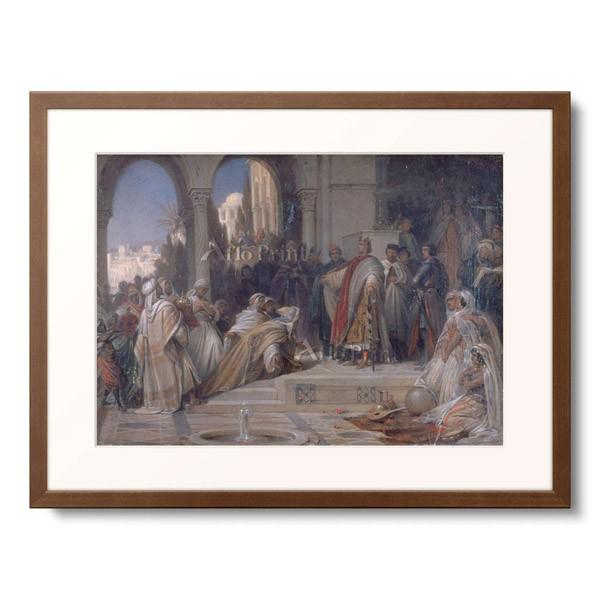 Artist:  Ramberg, Arthur Georg Freiherr von,1819-1875 Imagetitle:  Reception of the arabian legation at the court of emp...