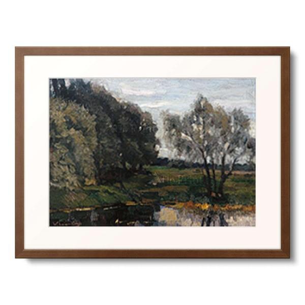 Artist:  Leistikow, Walter,1865-1908 Imagetitle:  Riemeisterfenn after rain. Dimensions:  37,5 x 51 cm Location:  Privat...