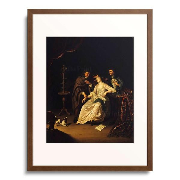 Artist:  Mieris, Frans III. van,1689-1763 Imagetitle:  A Doctor tending a swooning Girl. 1713 Dimensions:  49,8 x 41 cm ...