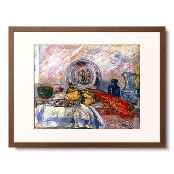作家名:ジェームズ・アンソール  ( 1860年 - 1949年 )国籍:ベルギー ジャンル:象徴主義 Artist: Ensor, James,1860-1949 Imagetitle:Stillleben mit Hummer und ...