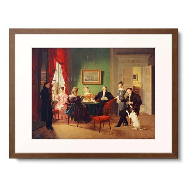 Artist:  Baerentzen, Emilius Ditlev,1799-1868 Imagetitle:  Bildnis der Familie Schramm. Location:  Christie's Images Ltd