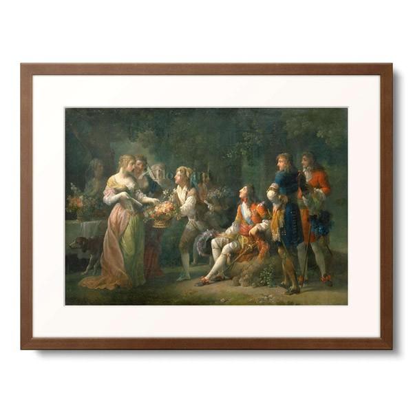 Artist:  Schall, Jean Frederic,1752-1825 Imagetitle:  Die Liebeserklarung Louis XIV. von Frankreich an Louise de la Vall...