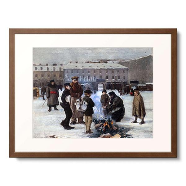 Artist:  Stankiewicz, Zofia,1862 -(?) Imagetitle:  Warschauer Wintertag. 1894. Dimensions:  62 x 78 cm Location:  Privat...
