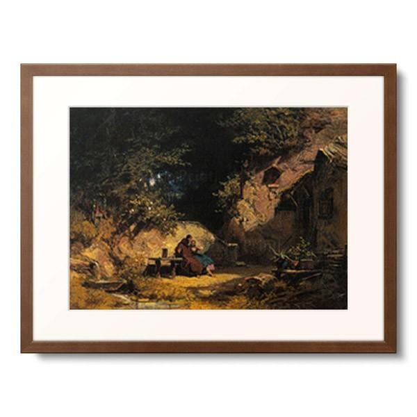 作家名:カール・シュピッツヴェーク  ( 1808年 - 1885年 ) 国籍:ドイツ ジャンル:ドイツロマン主義  Artist: Spitzweg, Carl,1808-1885 Imagetitle:Ein alter Klausne...