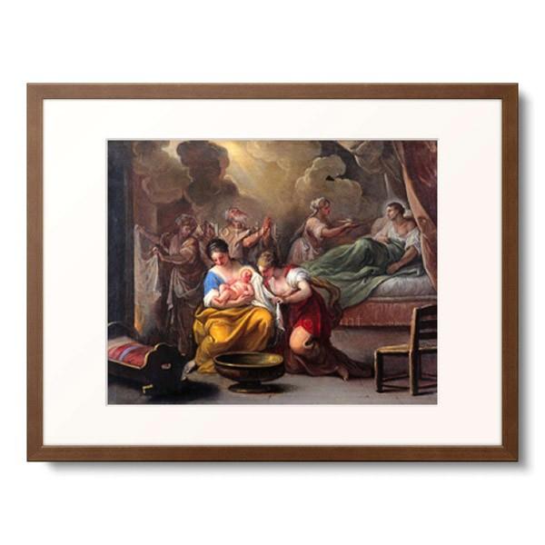 Artist:  Maratta, Carlo,1625-1713 Imagetitle:  Die Geburt Mariae. Dimensions:  66 x 81,5 cm Location:  Private Collection
