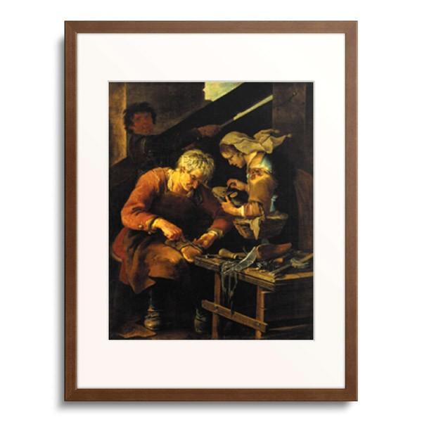 Artist:  Cipper, Giacomo Francesco,1664-1736 Imagetitle:  In der Schuhmacherwerkstatt. Dimensions:  143 x 114 cm Locatio...