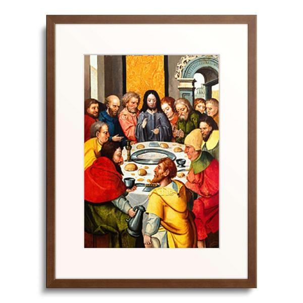 Artist:  Niederrheinisch/Westfalisch,um 1500 Imagetitle:  Das letzte Abendmahl. Dimensions:  70,5 x 50 cm Medium:  Oil/W...