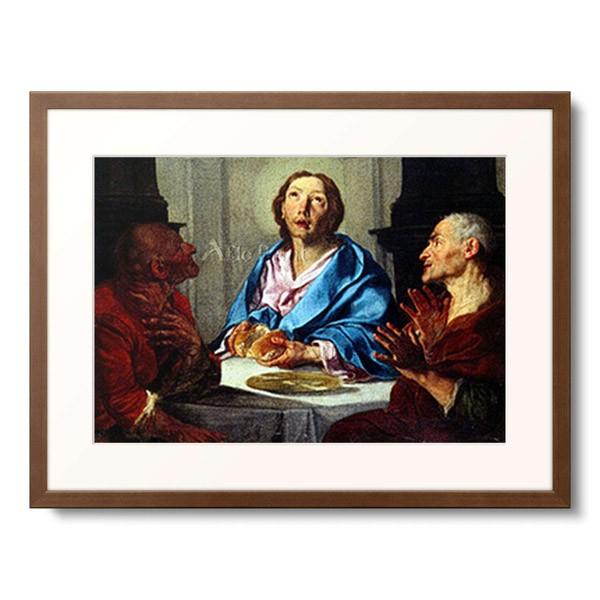 Artist:  Valckert, Werner J.van,um1585-nach1627 Imagetitle:  Christus in Emmaus. Um 1610/1620. Dimensions:  41 x 57 cm L...