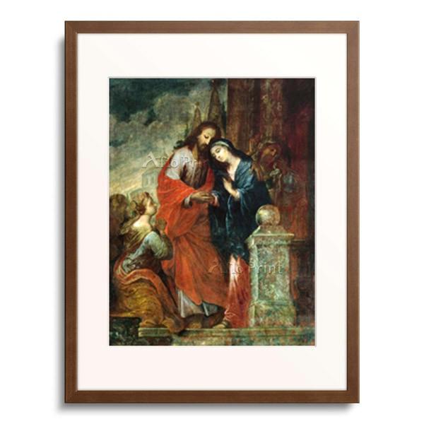 作家名:作者不明Artist:Anonymous Imagetitle:Abschied Jesu von seiner Mutter. 個人蔵