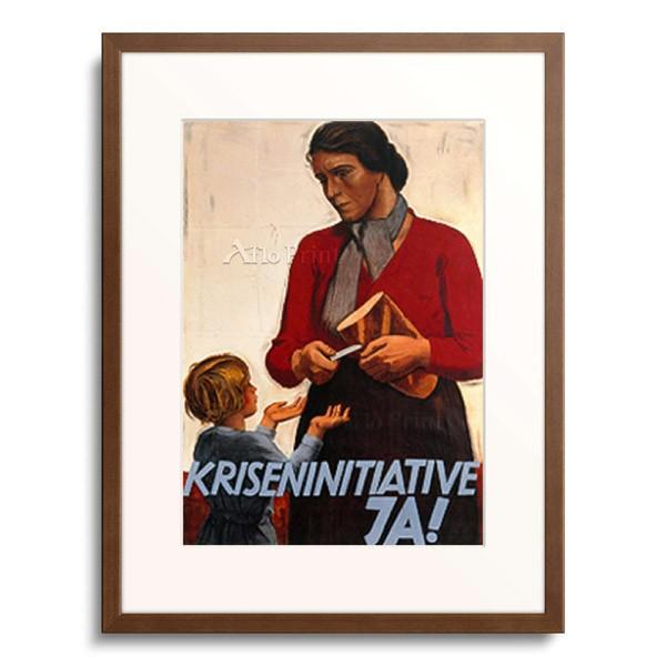 Artist:  Plakatkunst Imagetitle:  Krisen-Initiative Ja! 1935. Von Johann Arnhold (1890-nach 1955). Dimensions:  128,5 x ...