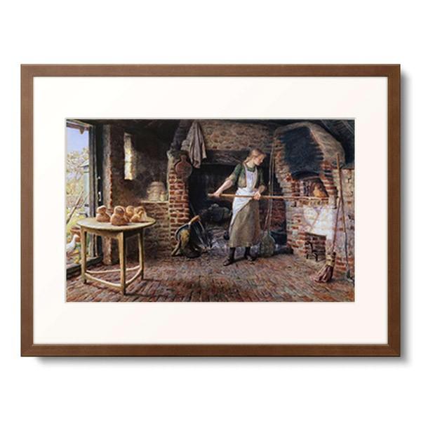 Artist:  Hughes, Arthur Foord,1856-1914 Imagetitle:  Unser taglich Brot. 1900/1910. Dimensions:  52 x 81 cm Medium:  wat...