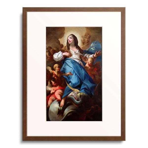 Artist:  Zanusi, Jakob,(?)-1755 Imagetitle:  Die unbefleckte Empfangnis Mariae. Dimensions:  189 x 111 cm Location:  Bay...