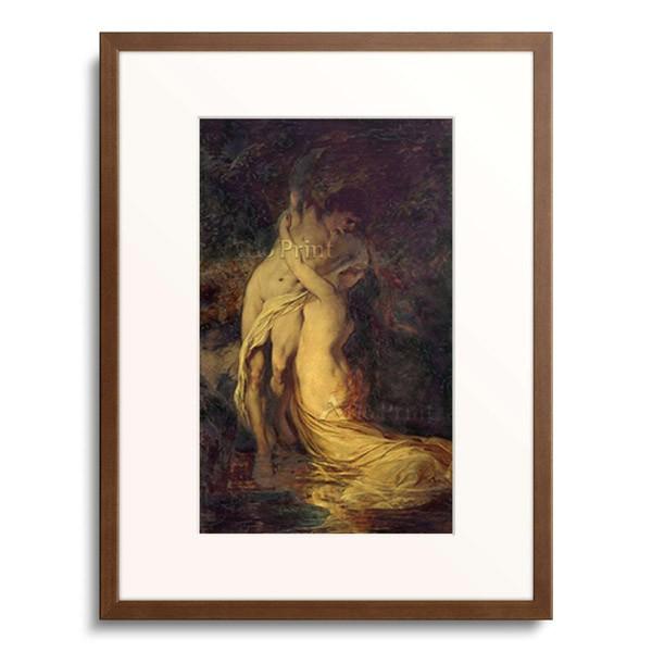 Artist:  Lindenschmidt d.J., Wilhelm von,1829-1895 Imagetitle:  Der Fischer (nach Goethe "Halb zog sie ihn, halb sank er...